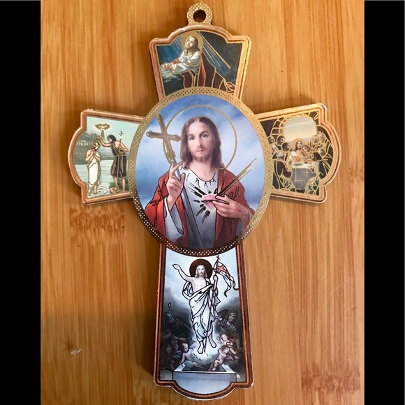 Vintage | Wall Decor | Vintage Cross Scenes From The Life Of Jesus ...